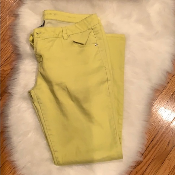 Pants & Jumpsuits | Neon Yellow Skinny Jeans | Poshmark